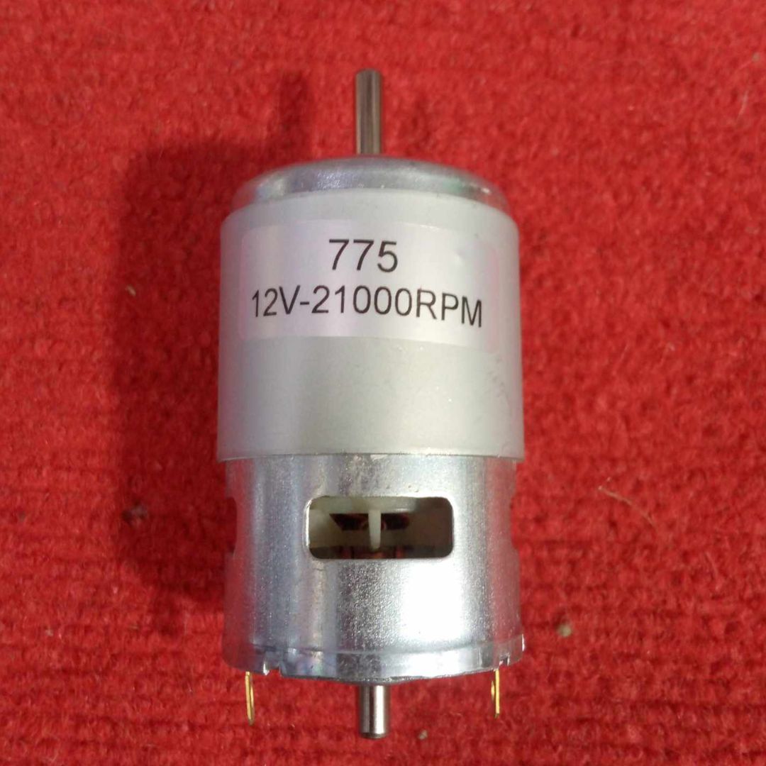 12V 775 DC Motor 21000RPM 5mm Shaft Double Ball Bearing For Grinding ...
