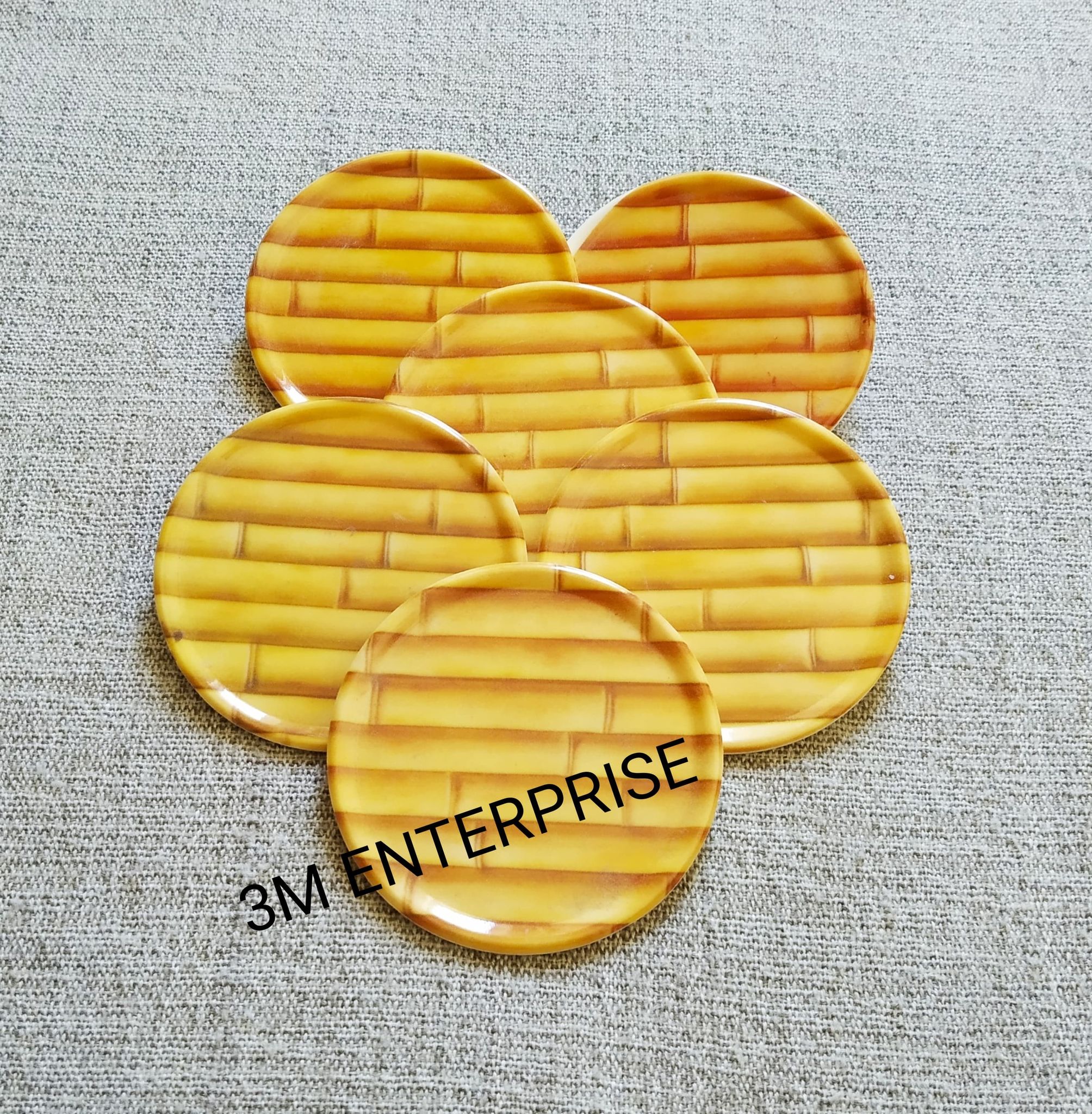 6 Pcs Melamine Lid Coffee Tea Mug Cup Tumbler Glass Cap Cover 3.55 ...