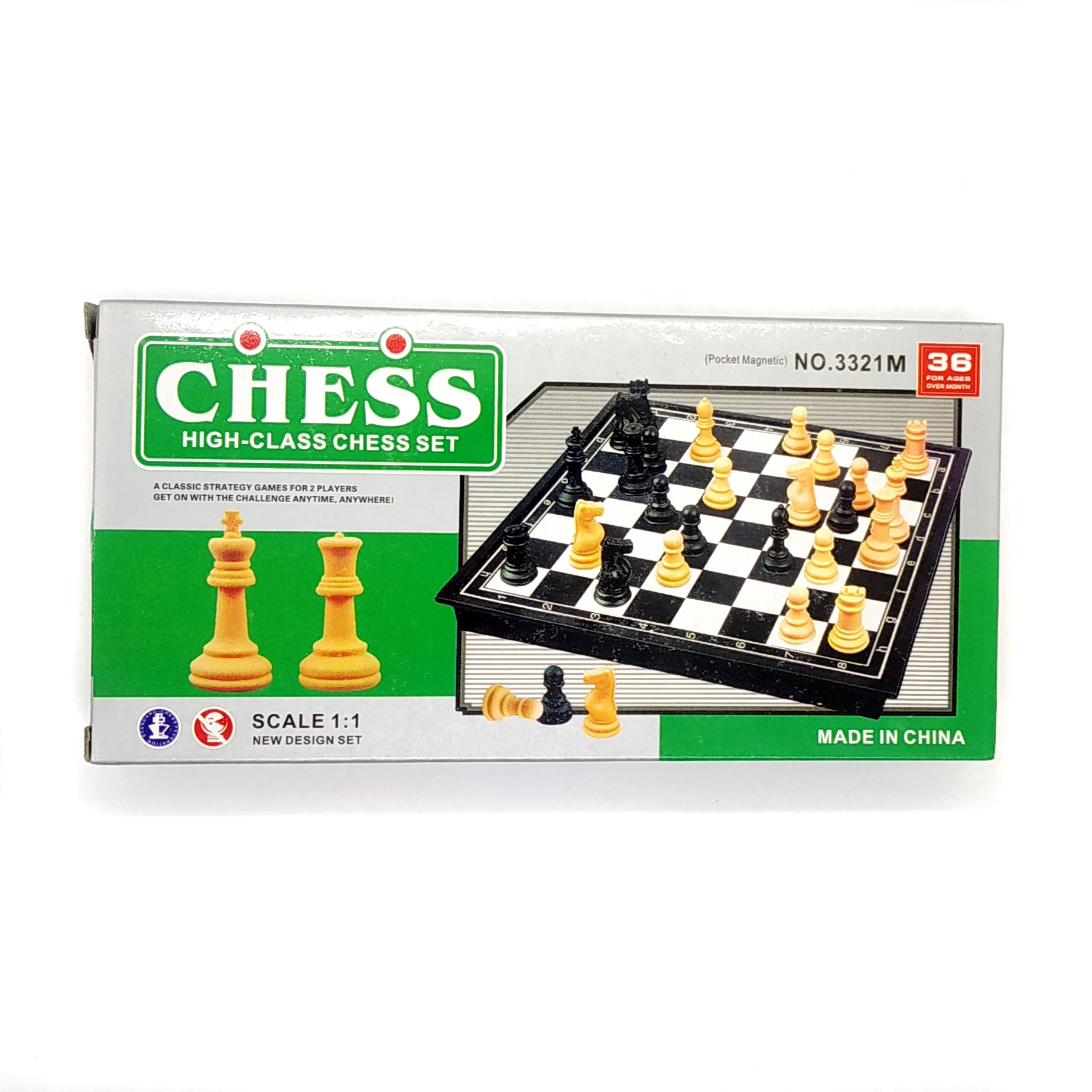 Magnetic Cheese Board; High Class Chess Set with Folding Chess Board ...