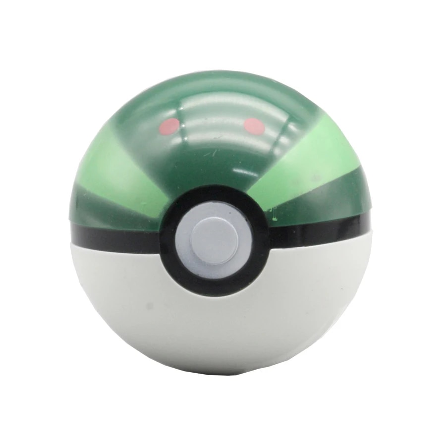 7CM Pokemon Pokeball Action Figures Pikachu Elf Ball Anime Master Love ...