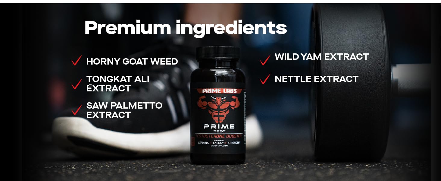 Prime Labs Prime Test Testosterone Booster for Men – Enhance Stamina ...