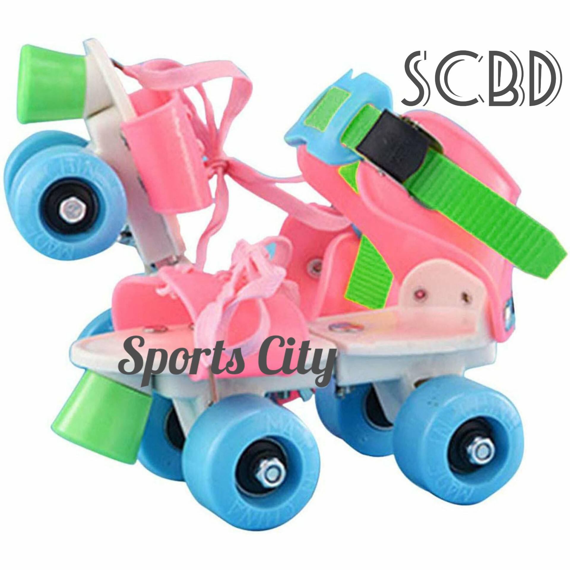 Adjustable Roller Skating Shoes Front Brakes Kids Skates_SCBD | Daraz ...
