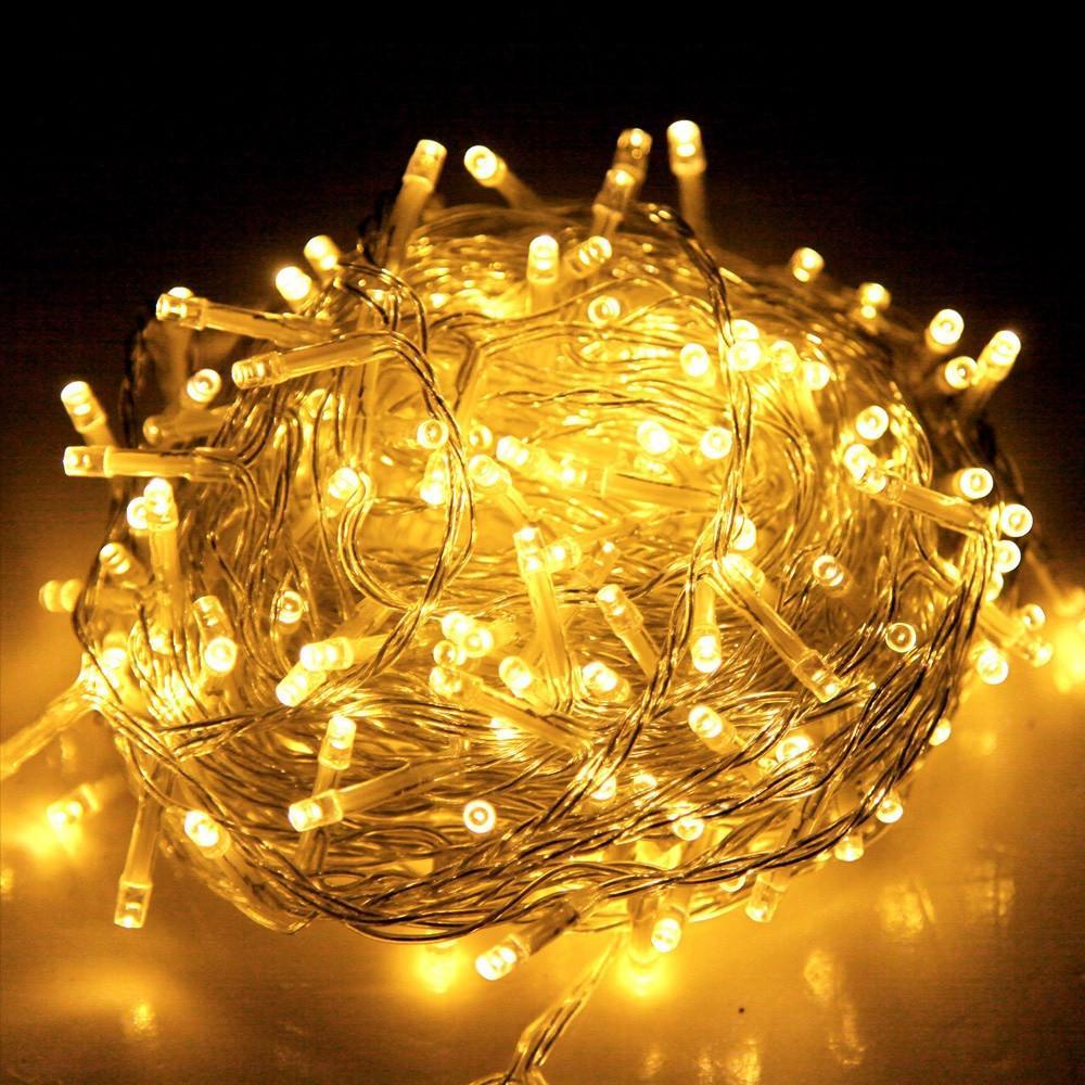 Home Decoration Light 100 Led- Golden, Golden Fairy String Lights ...