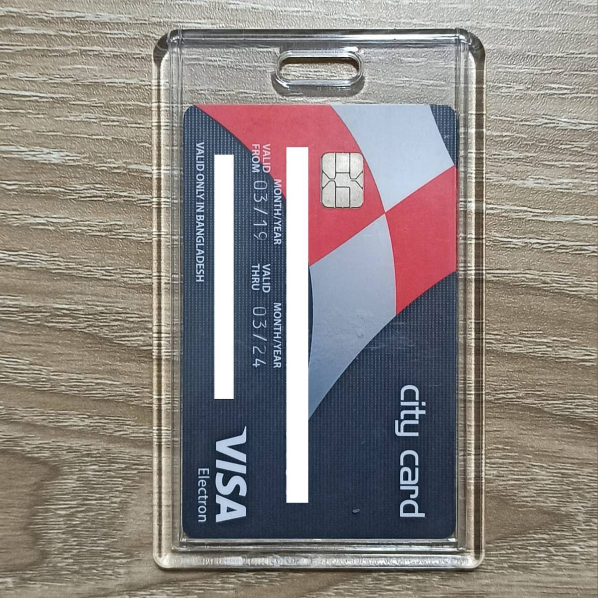 ( 5 Pieces ) Hard Plastic Card Holder For Credit / Debit / ID Card - 5 ...