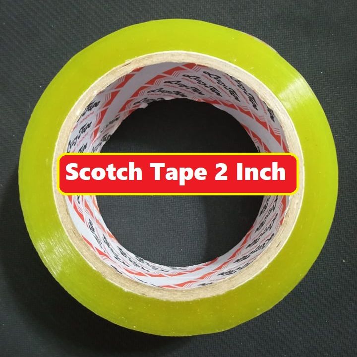 TRANSPARENT 2" INCH Tape Width 2" Inch 50mm Length 100 Meter Tape ...