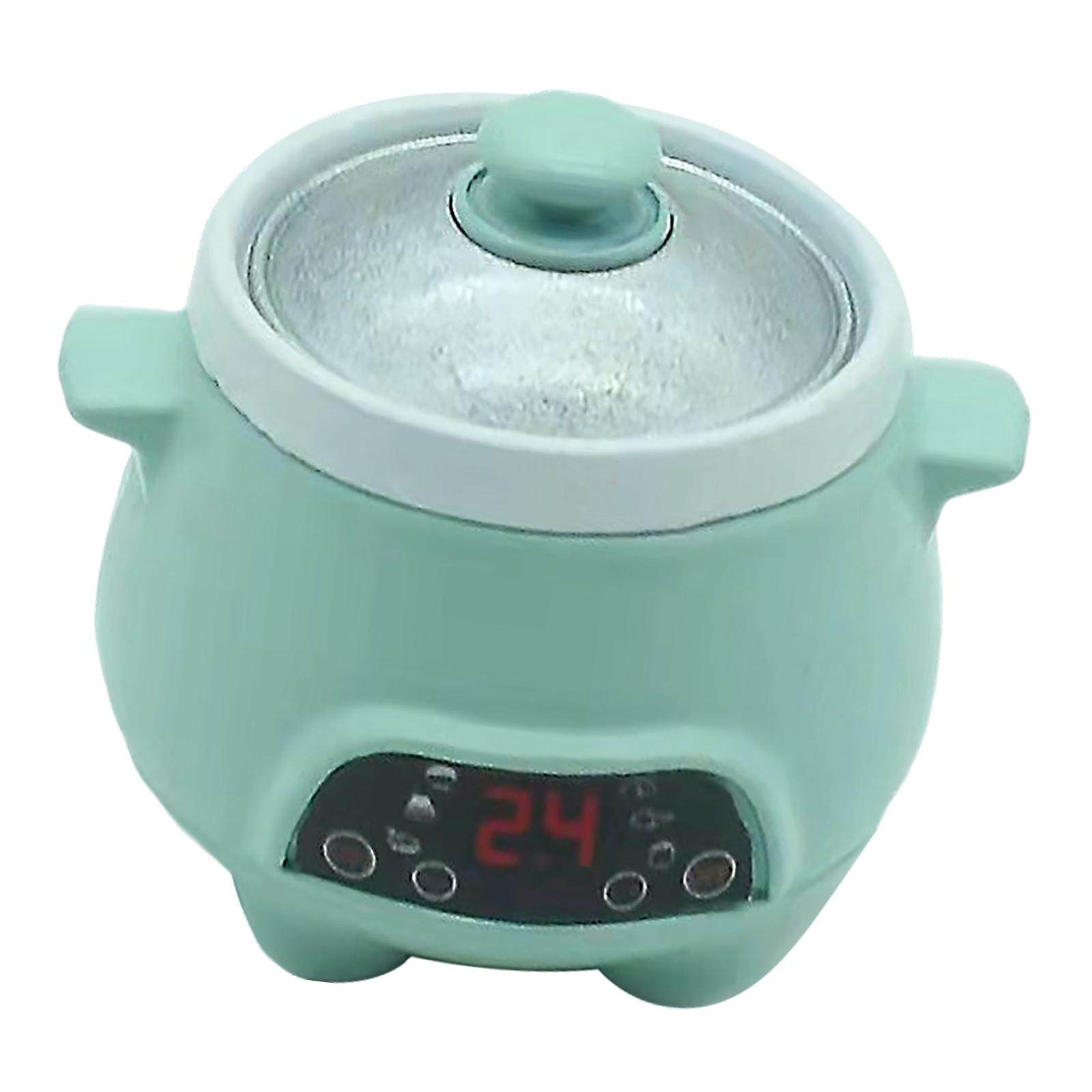Dollhouse Rice Cooker Miniature 1:12 Accessories Mini Electric Stew Pot ...