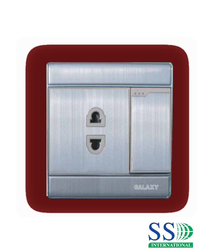 2 Pin Socket With Switch | Daraz.com.bd