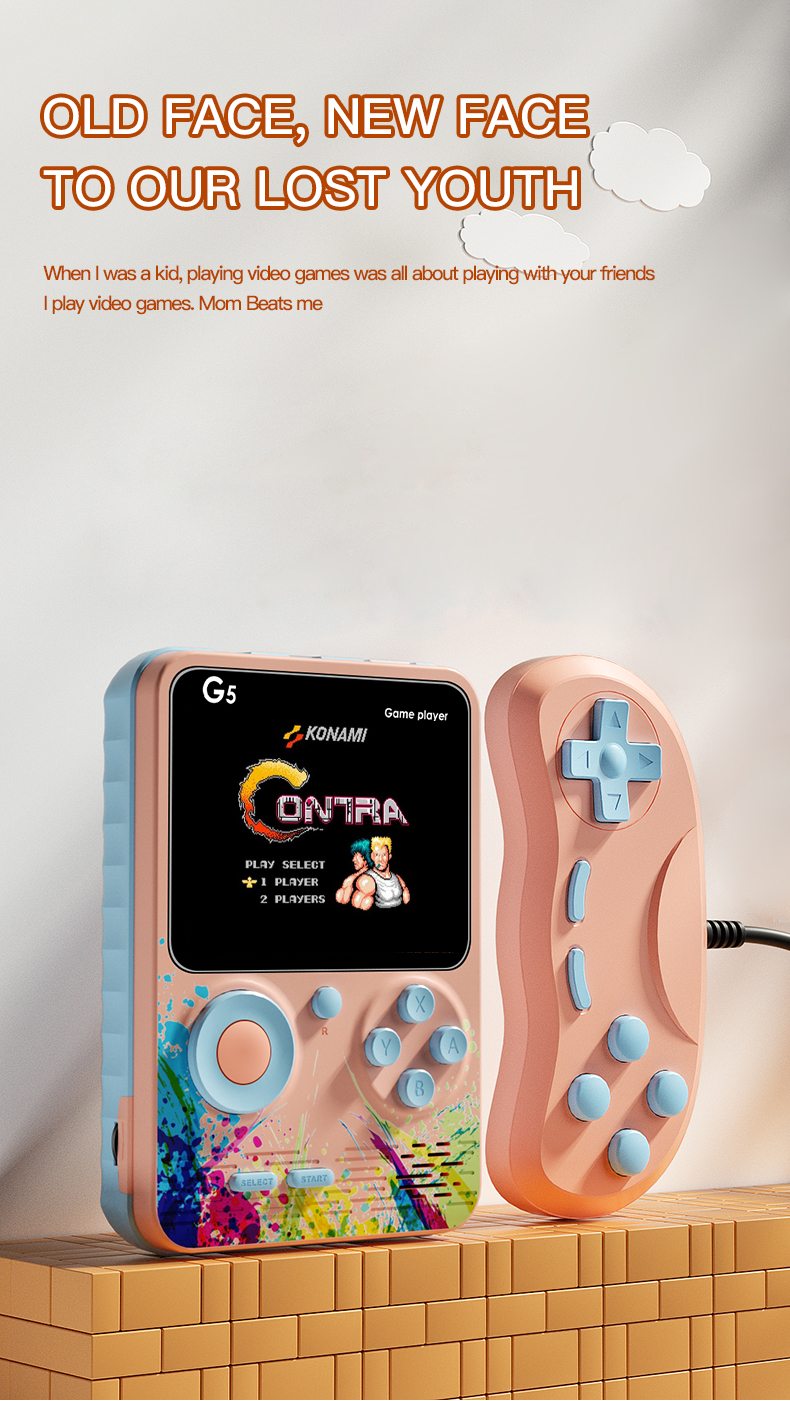 G5 Mini TV Portable Classic Handheld Retro Video Game Console Built-in ...