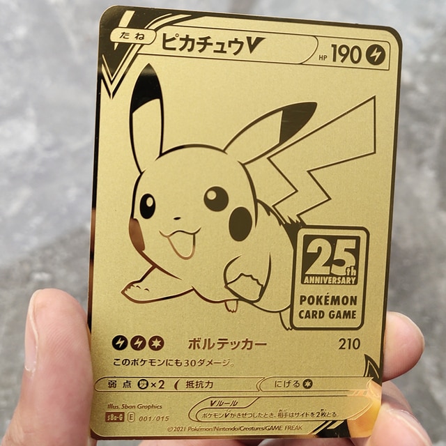【Serendipity party】Promo 25th Anniversary Charizard Card Cards Pikachu ...