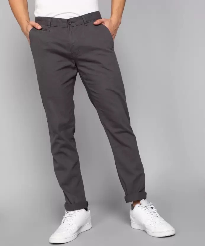 Dark Ash Premium Casual Gabardine Pant | Daraz.com.bd