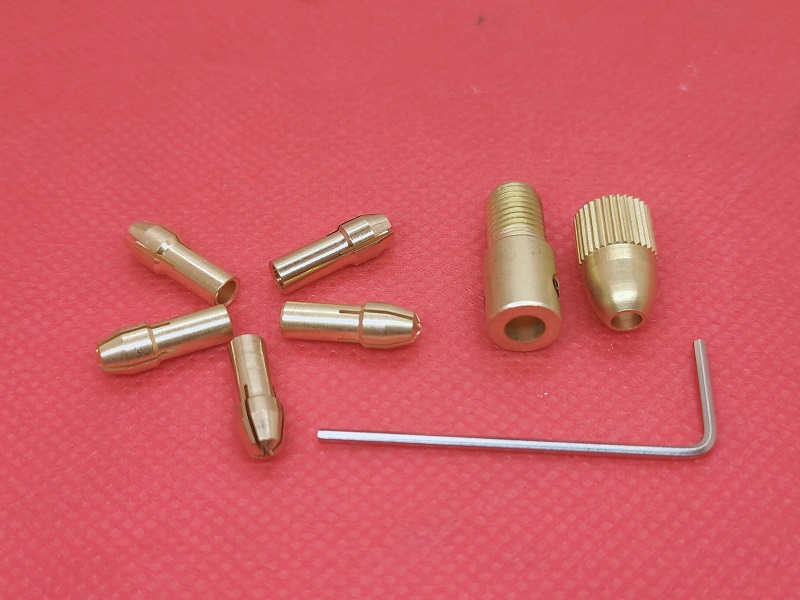 Small Drill Chuck Set 5mm Set 0.5-3.0mm drill collet for 775 DC Motor ...