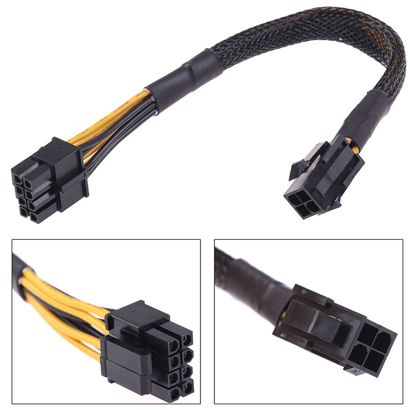 4 Pin Male To 8 Pin Female CPU Power Converter Cable Lead Adapter 4Pin ...