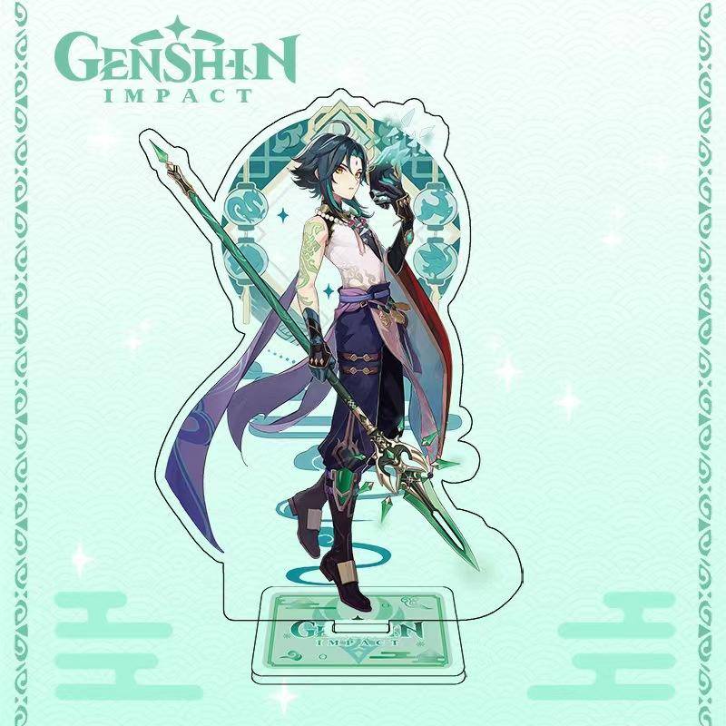 21 Styles Game Genshin Impact Desk Plate Models Focalors Furina Raiden ...