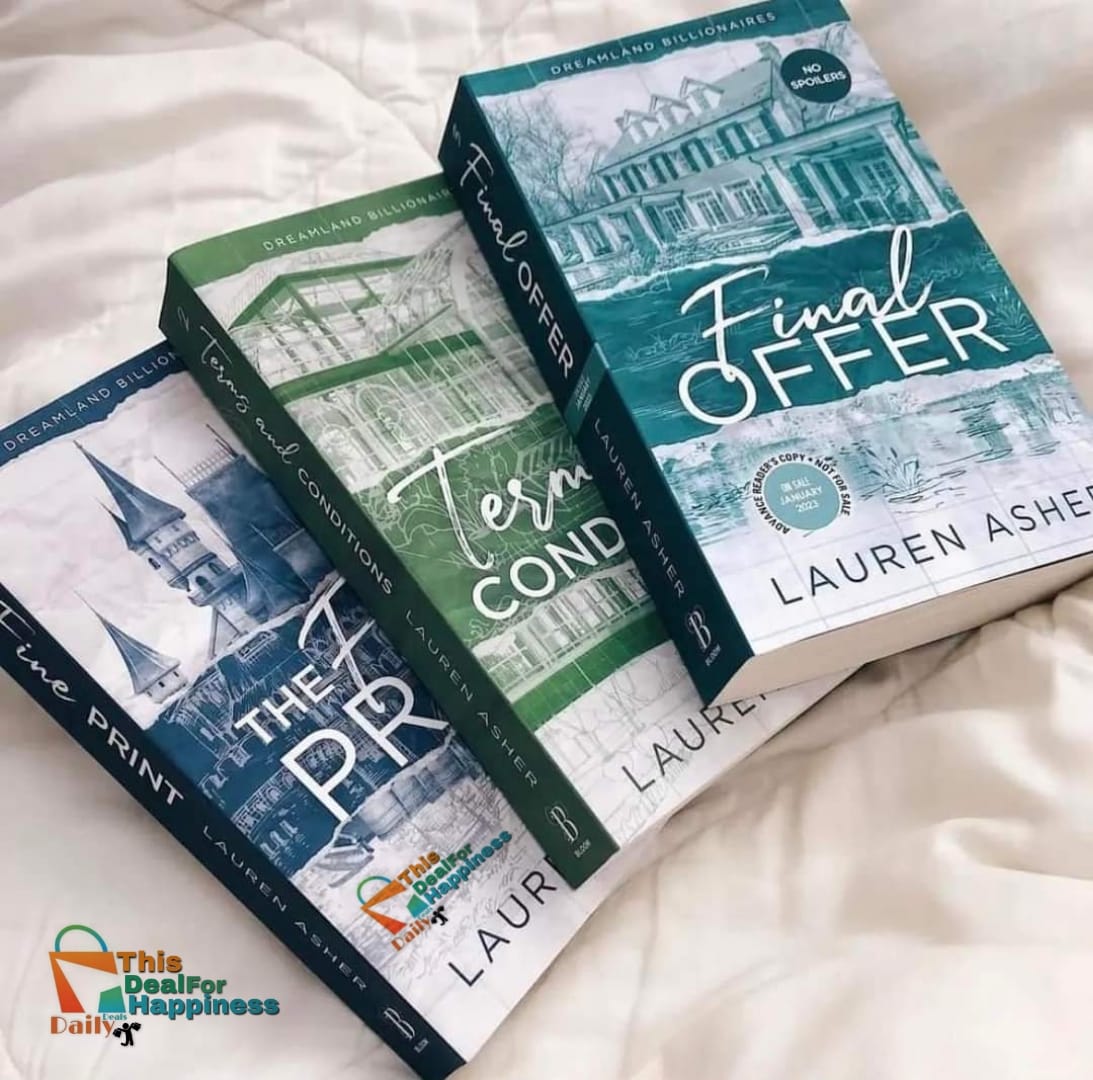 3 books set ( The fine print , Terms and condition and Final Offer ) by ...
