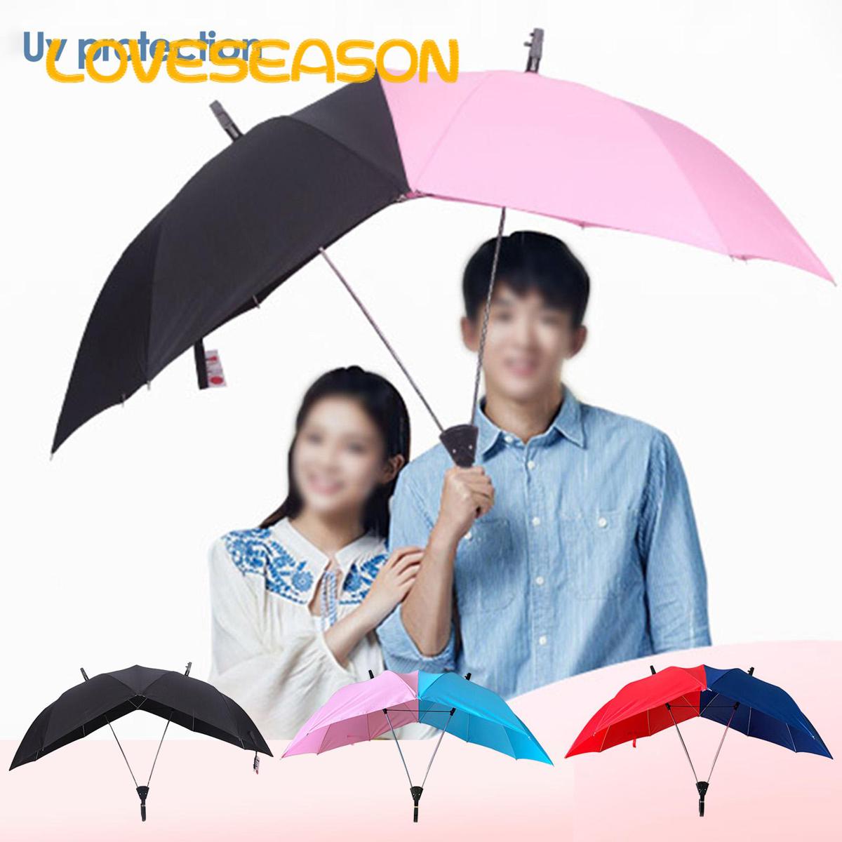 Loveseason Two Person Umbrella Two-pole Men Woman Two Person Sun ...