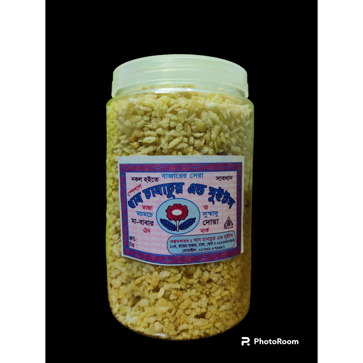 Khan Chanachur Fresh & Crispy Chira vaja -500g | Daraz.com.bd