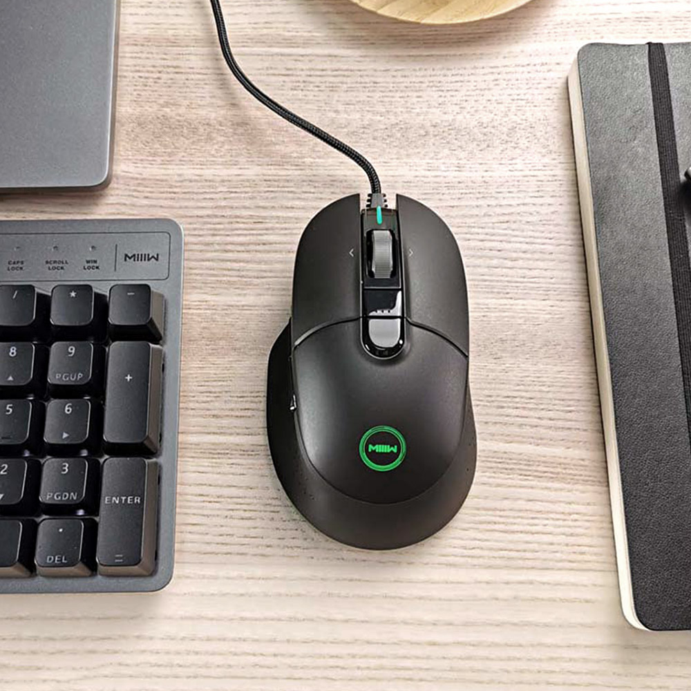 Xiaomi MIIIW 700G RGB Colorful Lighting Wired Gaming Mouse - Gadgetoo ...