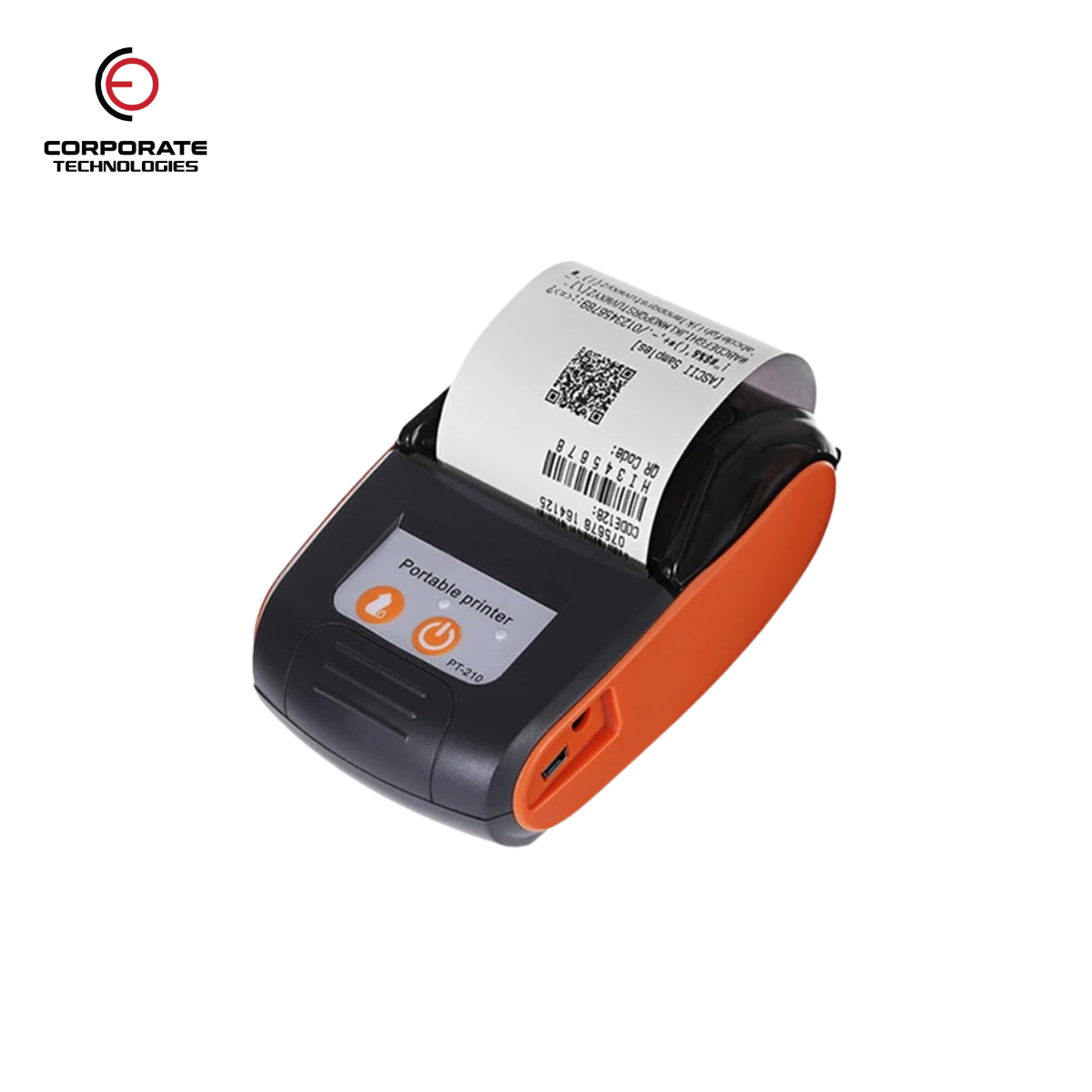 PT-210 Portable Bluetooth 58mm Thermal Receipt Printer - Compact, Fast ...