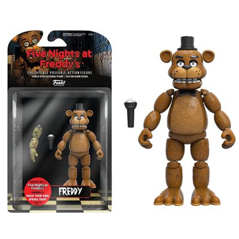 FNAF Figures Blacklight Bonnie Foxy Chica FREDDY FROSTBE Action Figure ...