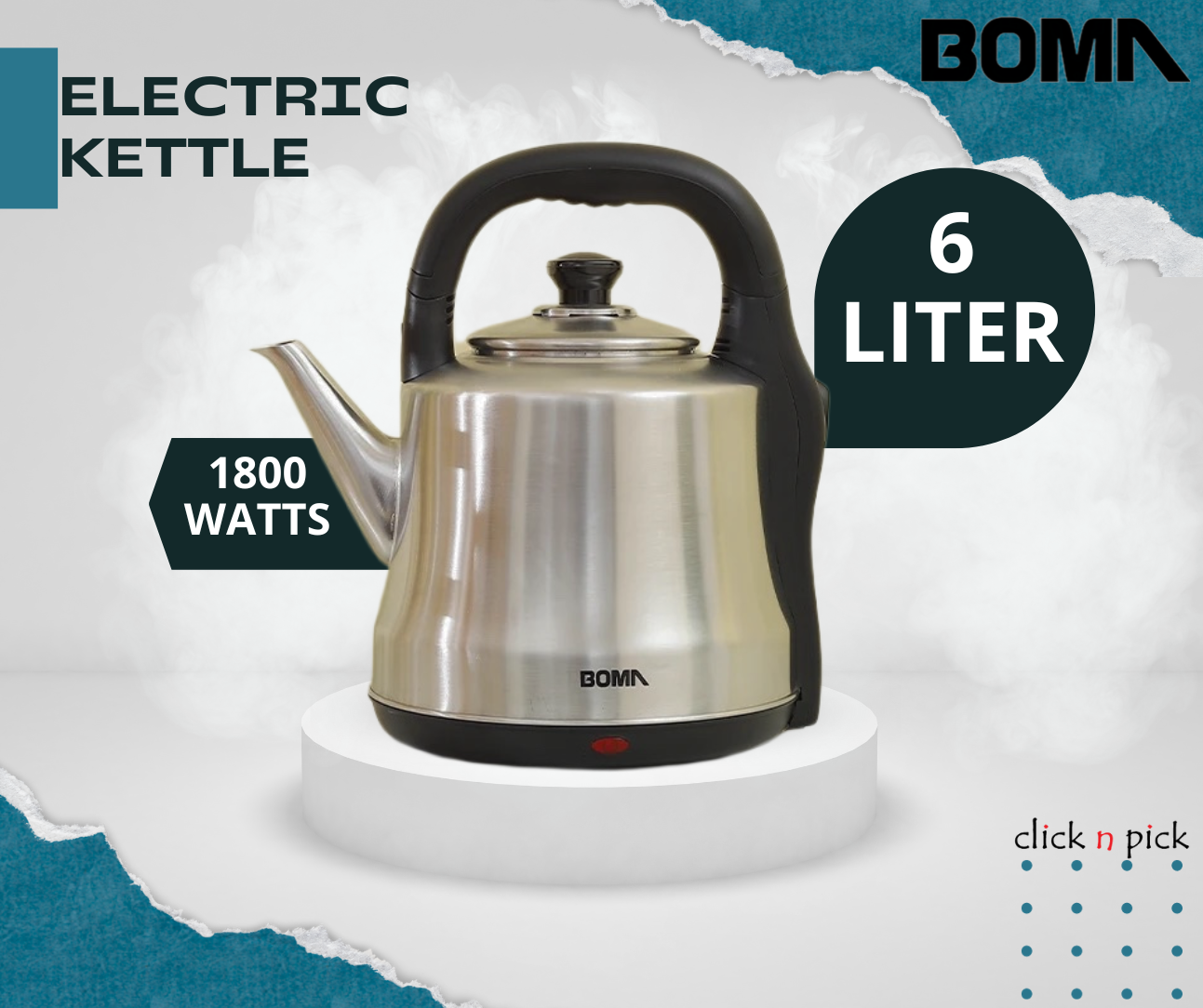 Electric Kettle Large 6L Boma Brand | Daraz.com.bd