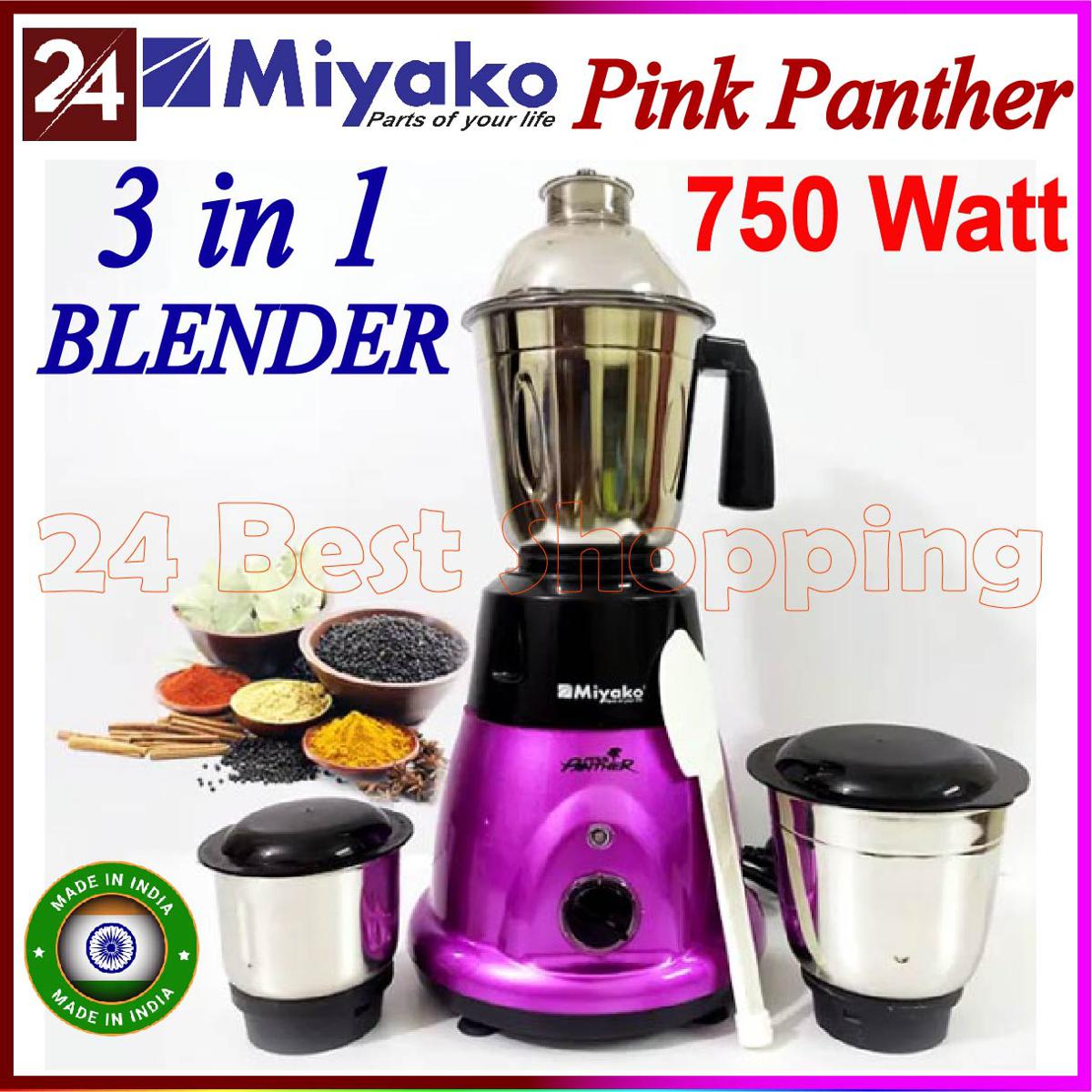 Miyako Pink Panther Blender plus Mixer Grinder 750 watts | Miyako ...