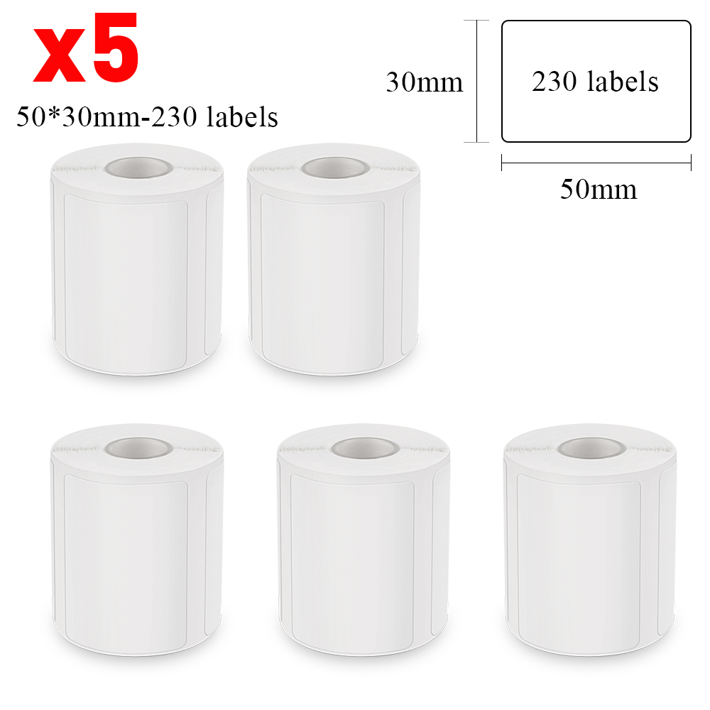 Portable Mini Printer E210 Thermal Label Printer Wireless Bluetooth ...