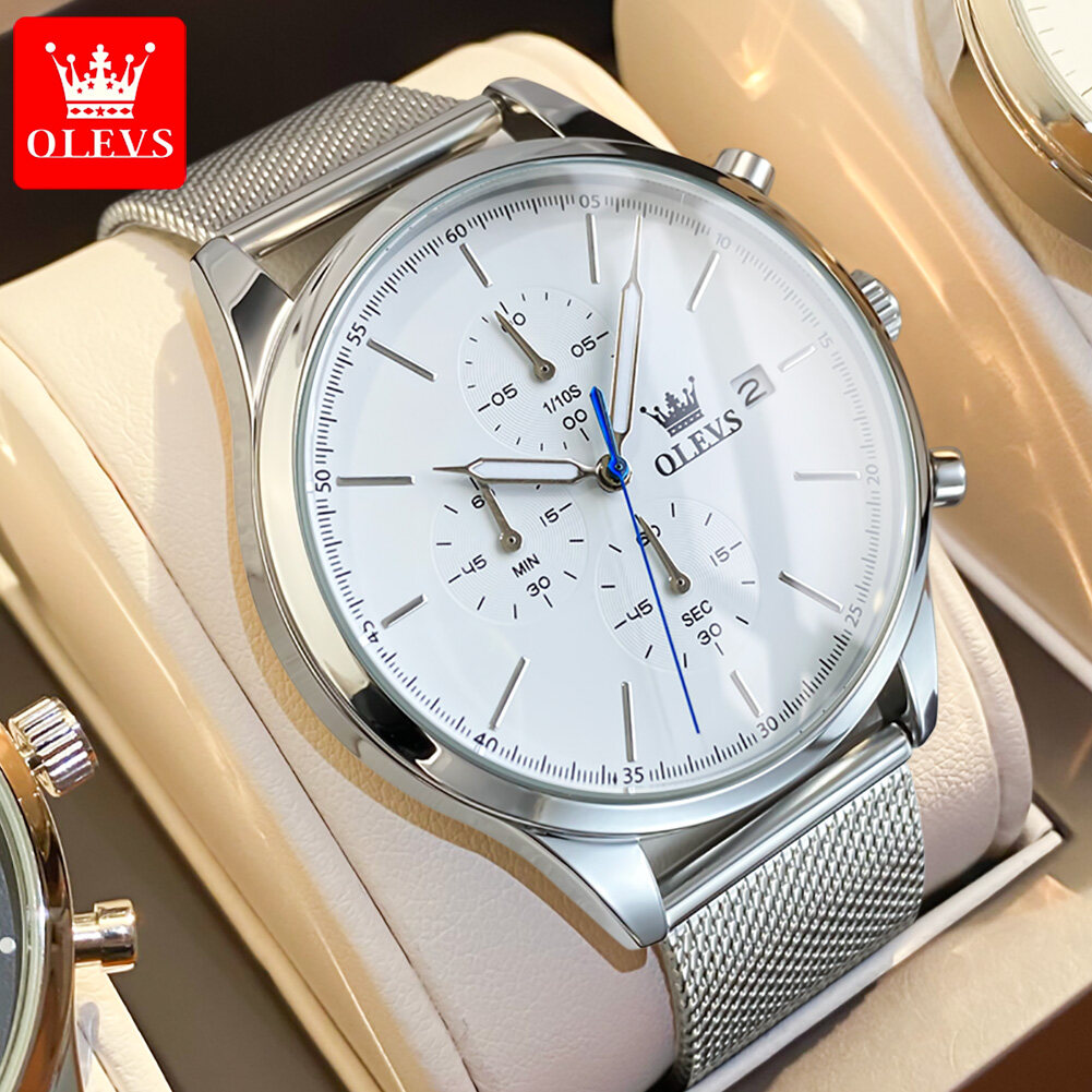 OlEVS watch for men branded Multifunction luminous new design korean ...