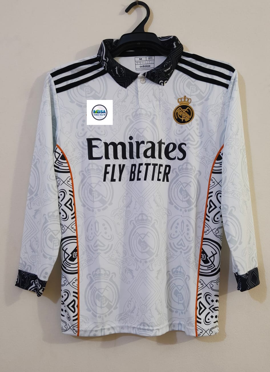 Real Madrid Champion Team Full Sleeve 2023-24 Football Jersey ...
