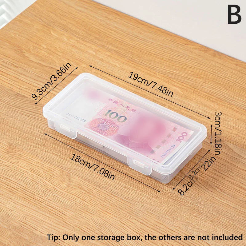 Portable Storage Box Paper Money Album Currency Banknote Case Coin ...