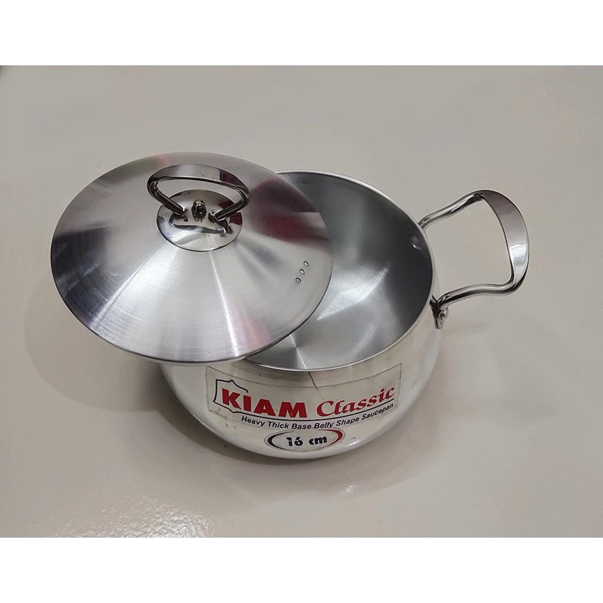 Kiam Classic Belly Shape Saucepan 16 Cm - Timeless Design For ...