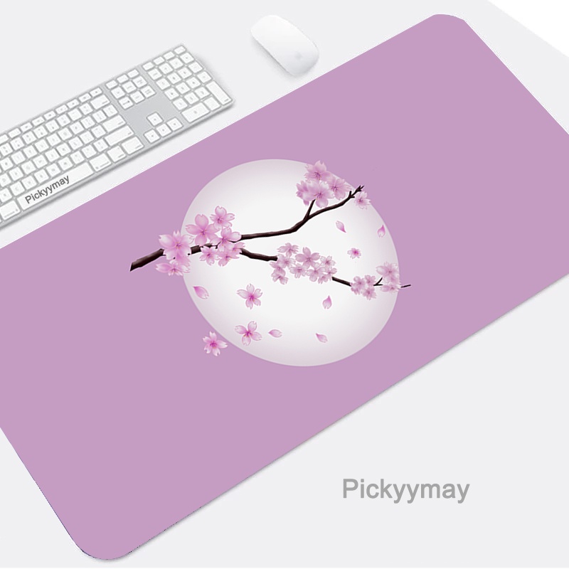 Pink Sakura Mouse Pad Gaming Mousepad Cherry Blossom Mause Large Gamer ...