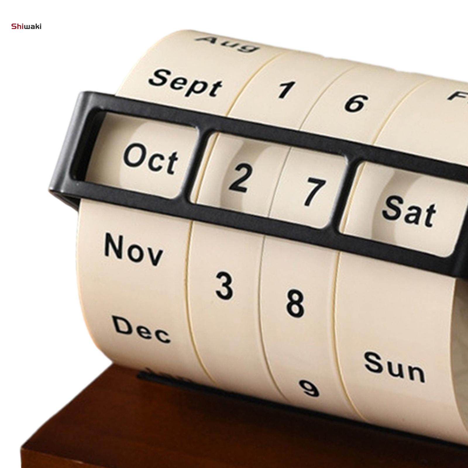 Rotating Perpetual Calendar for Tabletop Classroom Living Room | Daraz ...