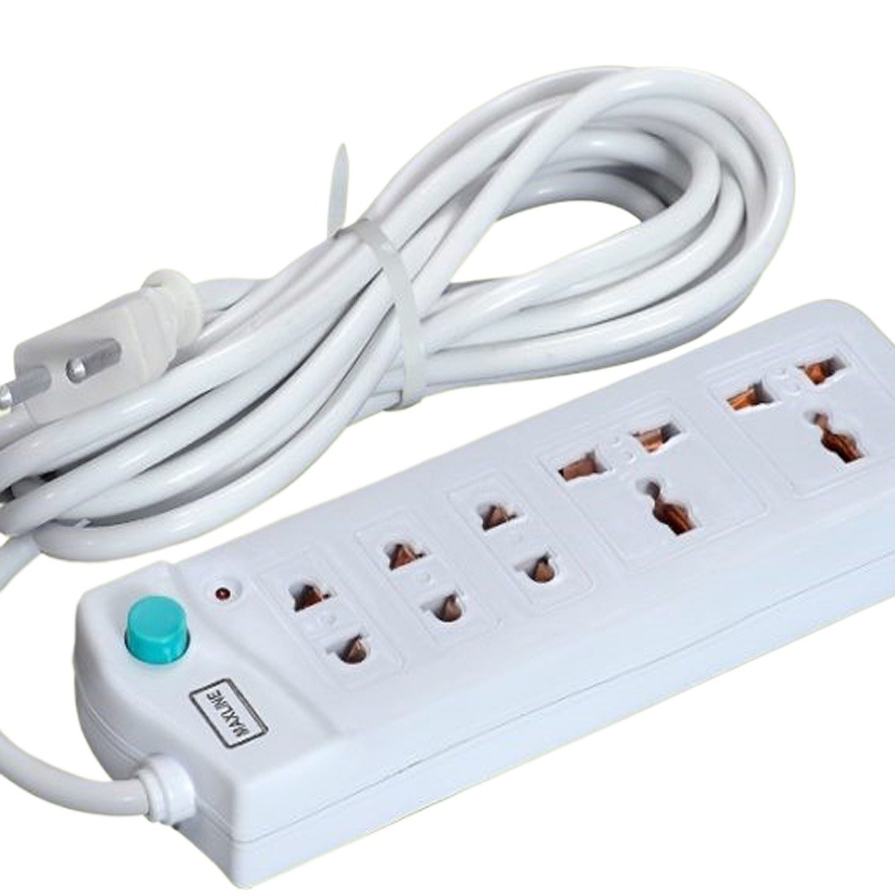 Multi Plug Maxline ML-017 Multiplug 4 Port Extention Socket 10 Feet ...