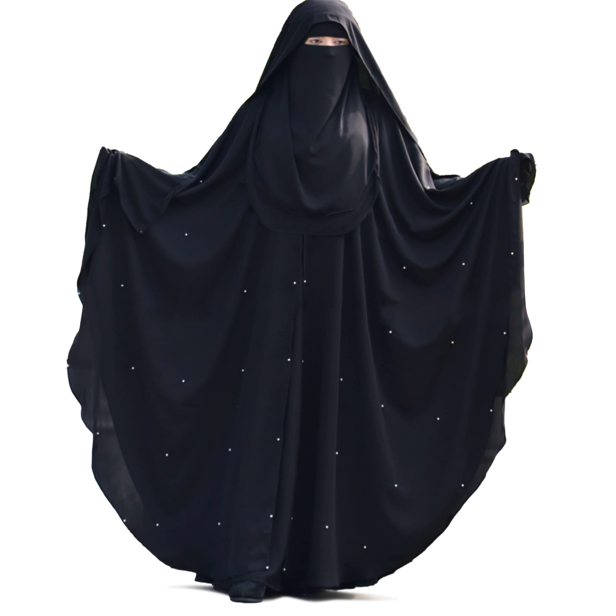 Discover high-quality mohuya3 burqa set in Dubai Chari fabric ...