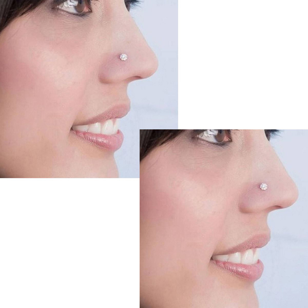 American Diamond One Stone Nose Pin -12cn Set A Introducing Party ...