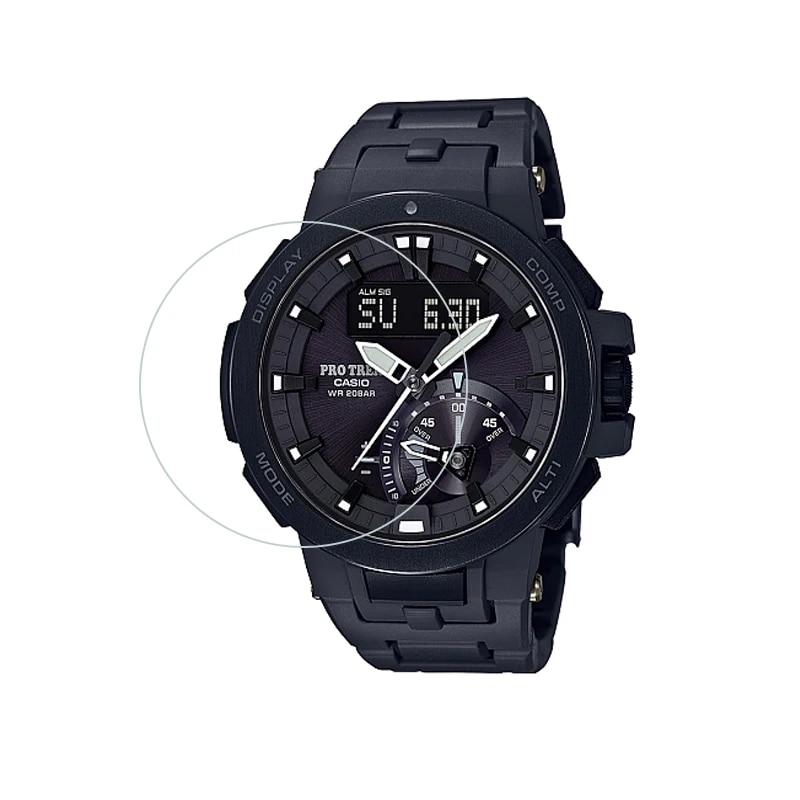 5PCS Tempered Glass Film For CASIO watch GG GWG GST 100 200 1000 g ...