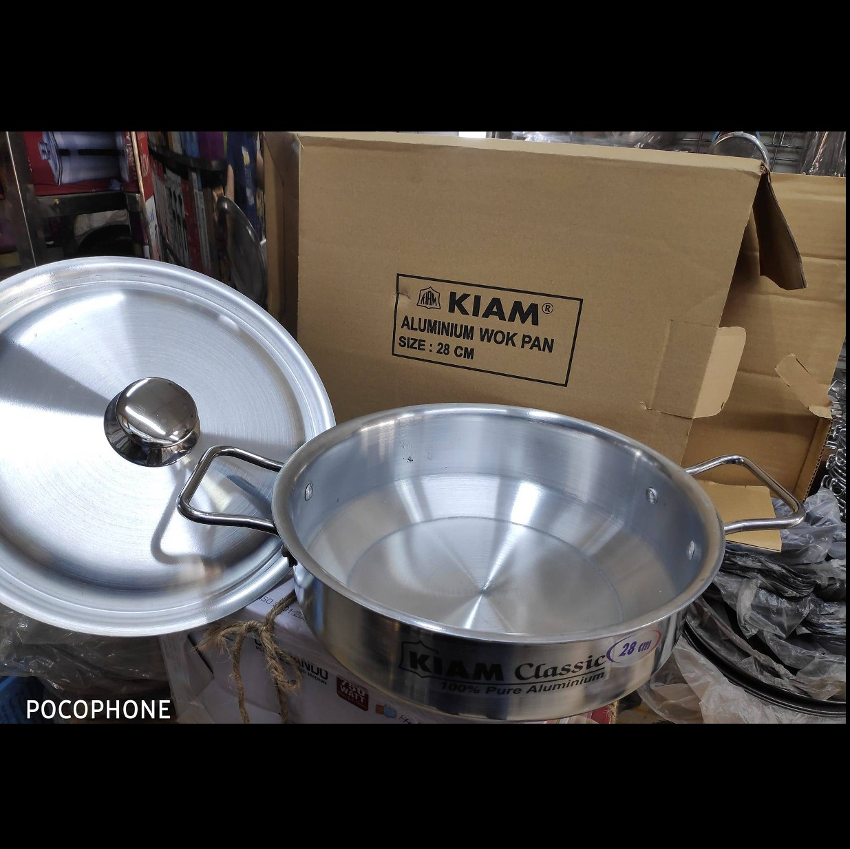 Kiam Curry pan/Oak pan/Aluminium/Heavy duty oak pan/5 sizes available ...