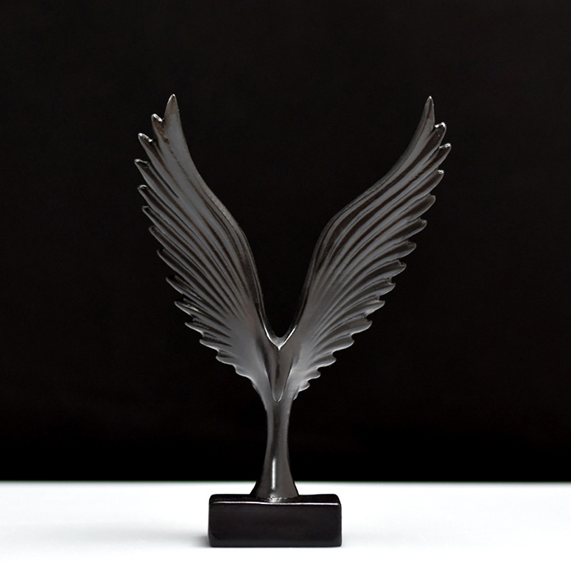 European Eagle/Angel Wing Statue Sculpture Figurine Dapeng Spreading ...
