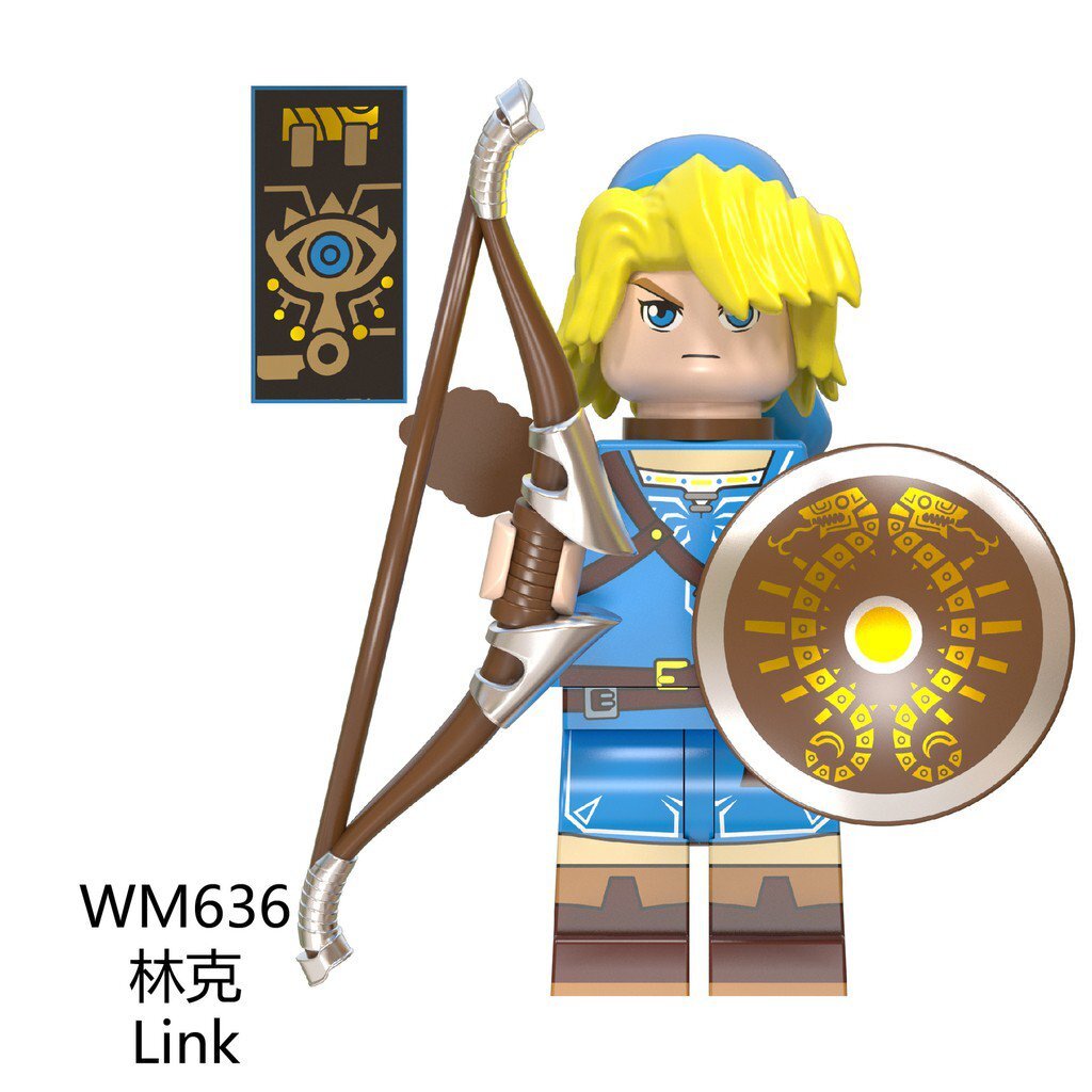 The Legend Of Zelda Minifigures Link Princess Zelda Game Action Figures ...