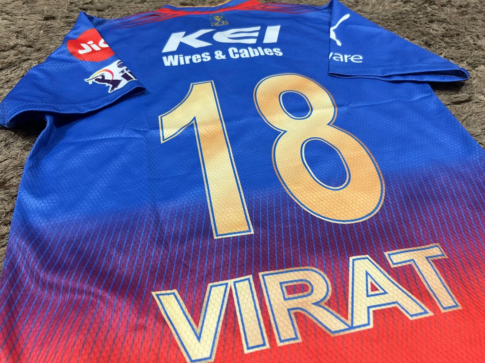 IPL Royal Challenger Bangalore Jersey 2024 With Virat 18 Fonts Short ...