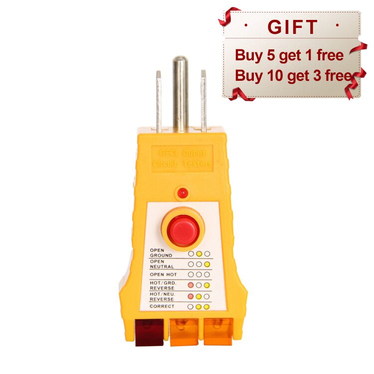 Outlet Tester Receptacle Socket Detector for Standard Outlets Automatic ...