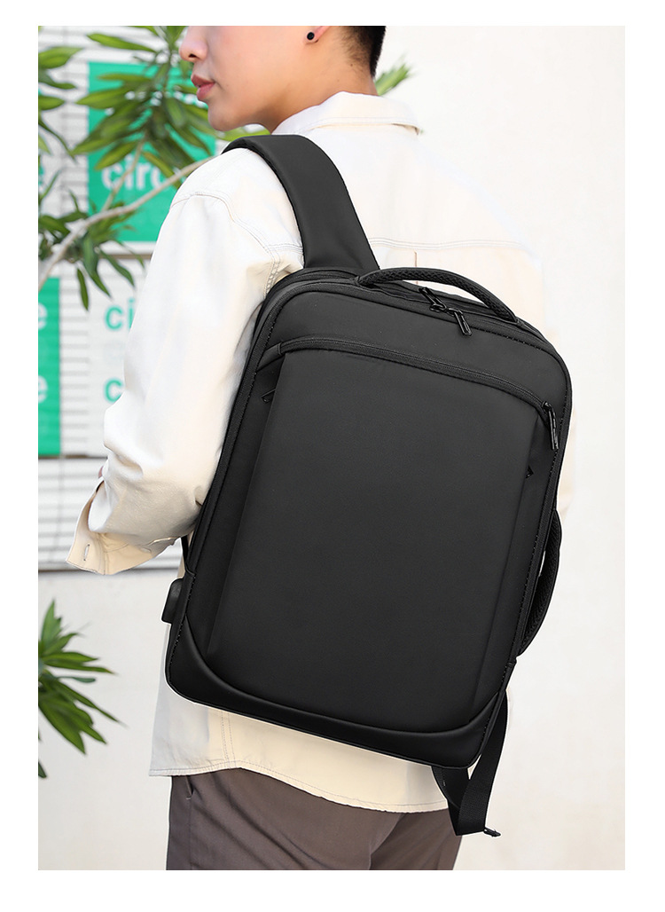 Oxford cloth hand-held shoulder backpack men's business 15.6 inch ...
