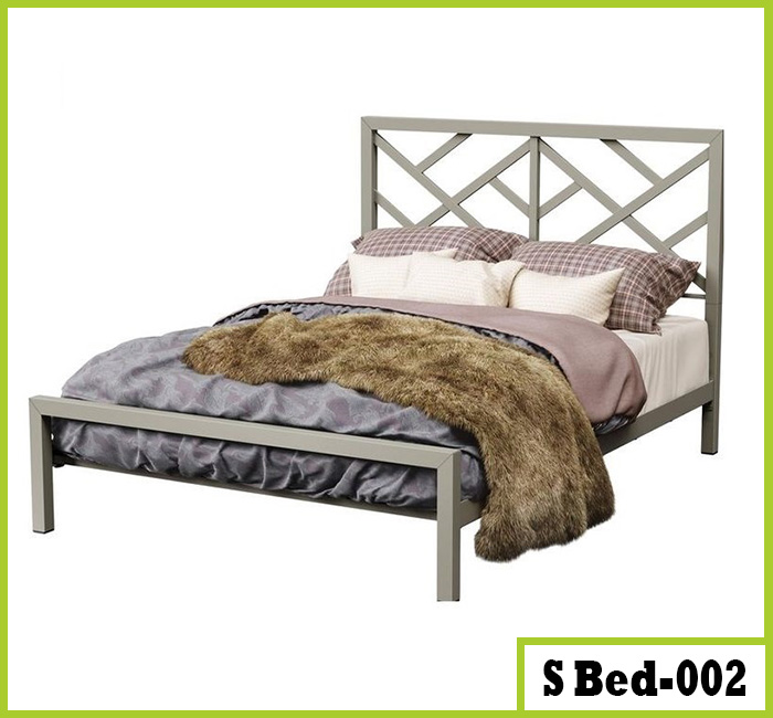 Simple Design Steel Bed - 002 | Daraz.com.bd