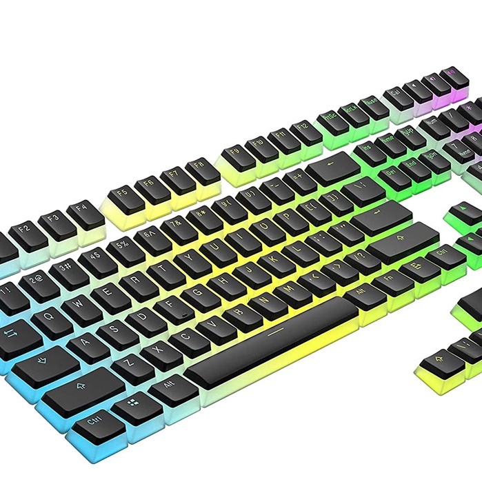 115keys PBT Pudding Keycap OEM Profile Transparent Keycaps For RK61 ...