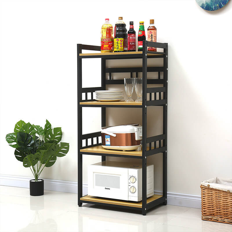 Kitchen Space Saving Design Shelf & Micro Oven Organizer with ...