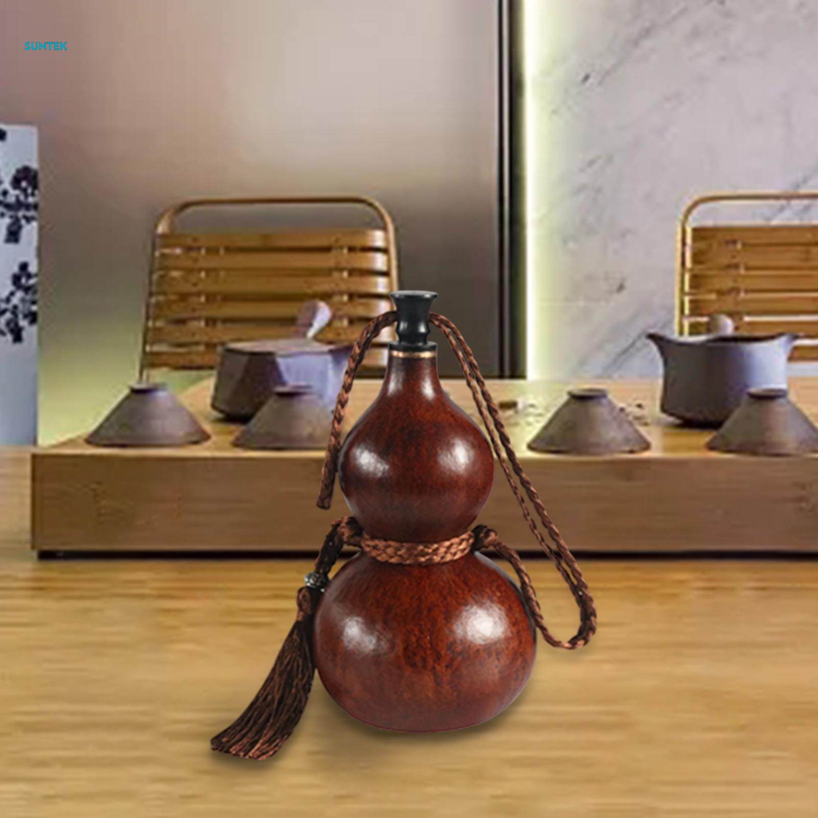 Portable Water Bottle Gourd Drink Jug Mens Gifts, Dried Gourd Flasks ...