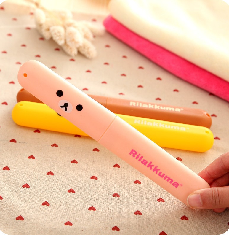 1 Pcs Dustproof Portable Tooth Brush Storage Holder Box Children Kids ...