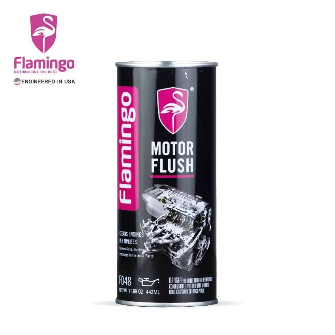 Flamingo Motor Flush for cleaning engine of bike,car,suv etc.F048(443ml ...