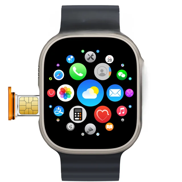 HW Ultra 2 5G Smart Watch 2.02 inch Display Ram 4GB ROM 64GB Dual ...