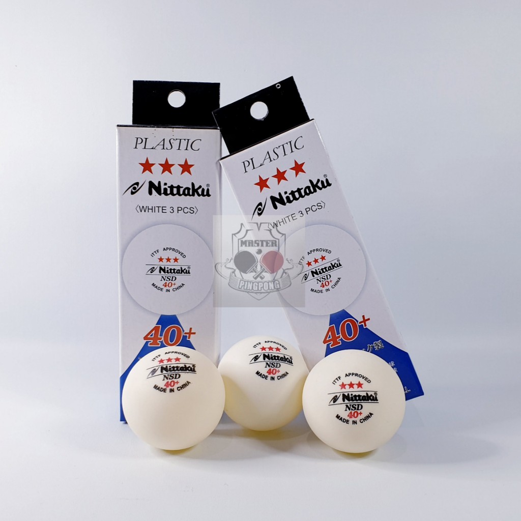 Nittaku 3 Star Nsd 40 + Plastic Balls - Nittaku Nsd Table Tennis Ball | Daraz.com.bd